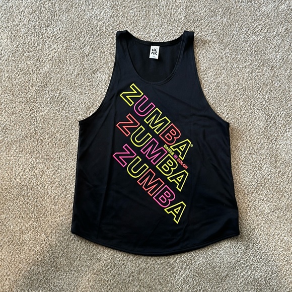 Zumba Fitness | Tops | Zumba Dance In Color Tank Top Loose Fit Black S ...